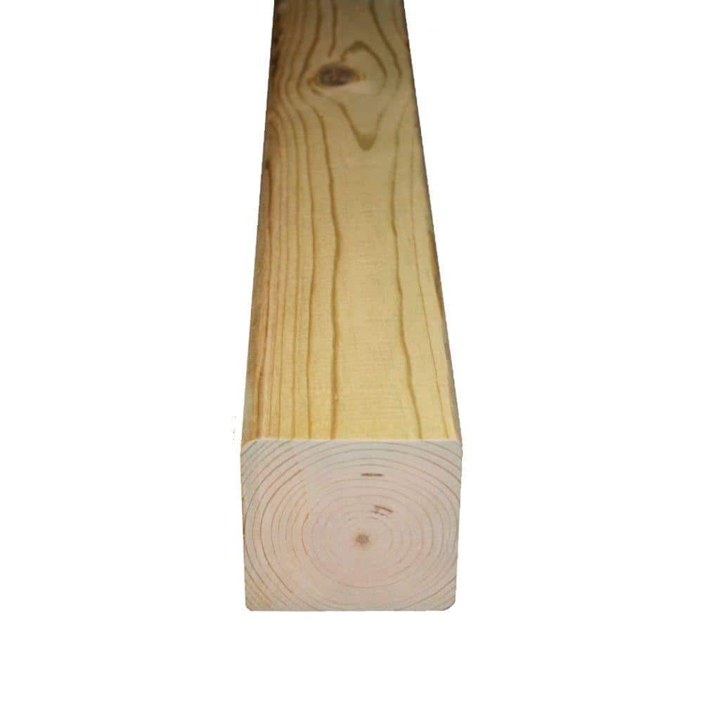4 in. x 4 in. x 10 ft. #2 Pressure-Treated Timber 257974 - The Home Depot