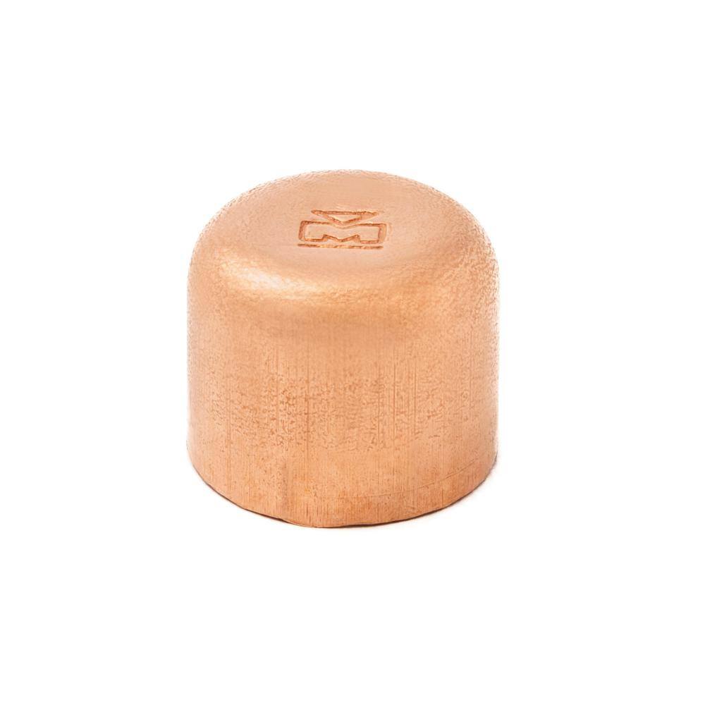 Everbilt 3/8 in. Copper Pressure Tube Cap Fitting W 07006EB - The Home ...