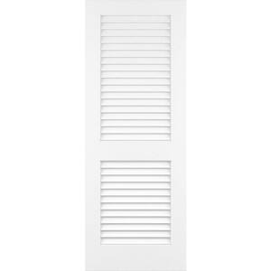 Frameport Plantation Louver/Louver Solid Core Clear Pine Wood Interior ...