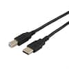 Commercial Electric 10 ft. USB to Printer Cable, Black MS0059-B - The ...