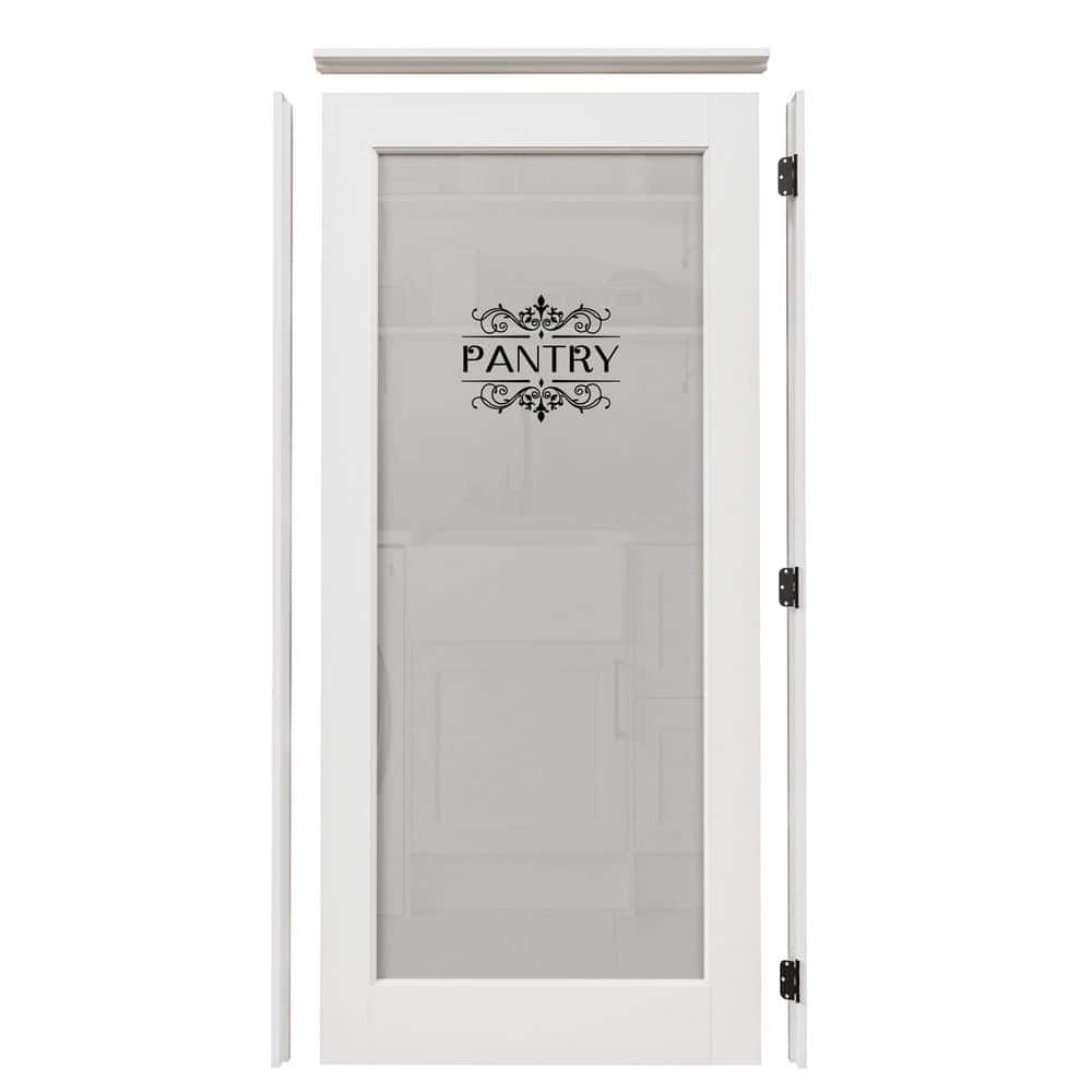 Reviews for ARK DESIGN 36 in. x 80 in. 1-Lite Frosted Glass Left White ...