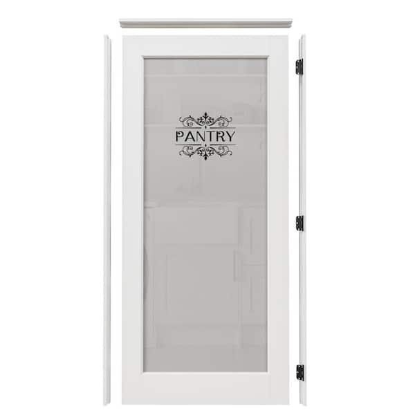 Reviews for ARK DESIGN 36 in. x 80 in. 1-Lite Frosted Glass Left White ...