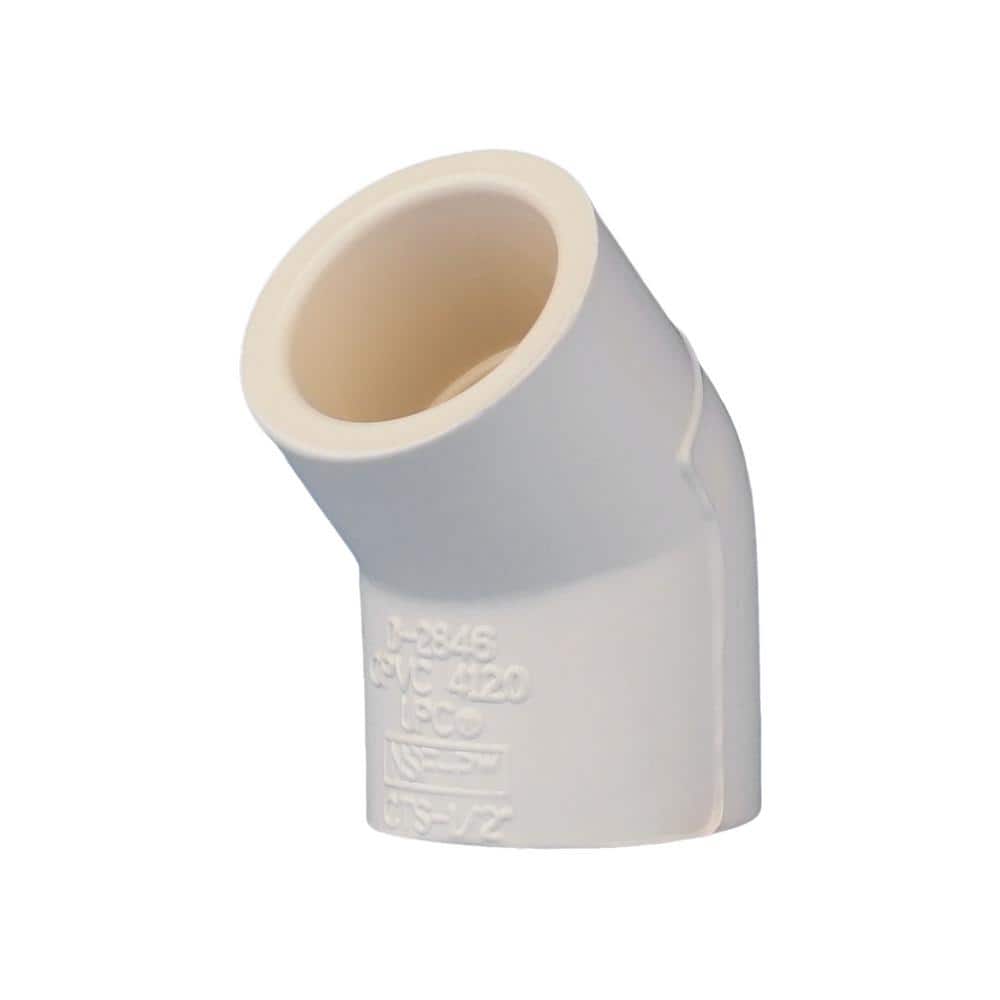 1/2 CTS CPVC 45-Degree Elbow Fitting CTS023090600HD - The Home Depot