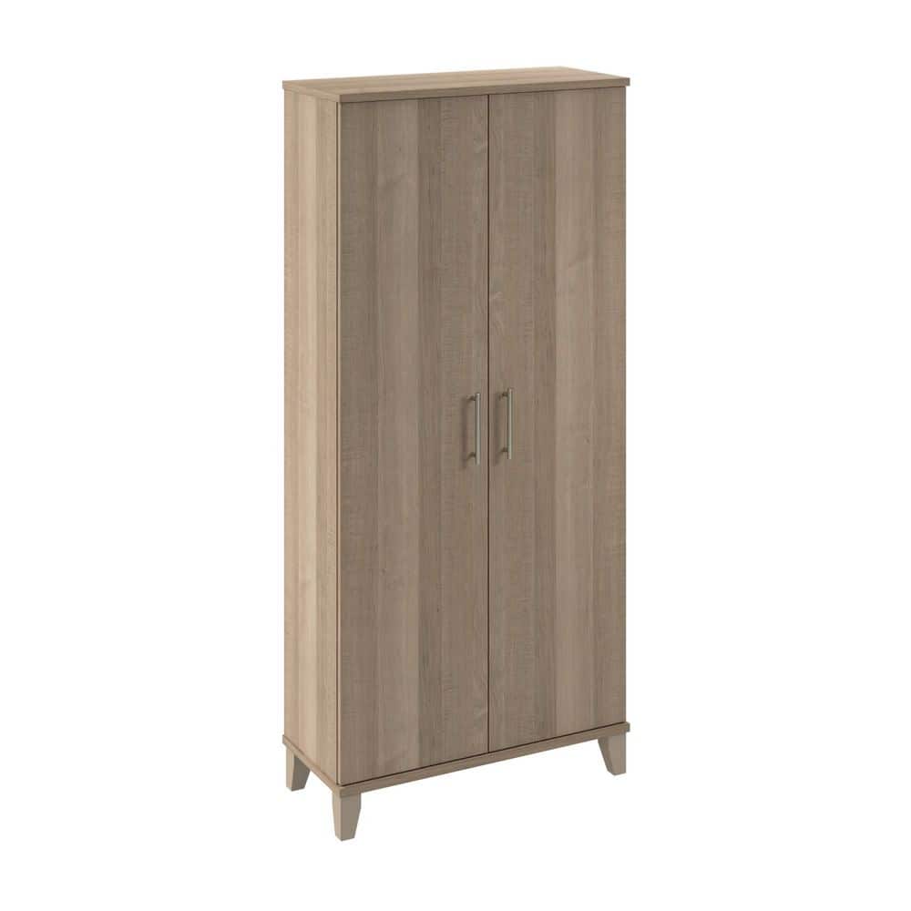 Bush Furniture Somerset Ash Gray 64.96 in. Accent Storage Cabinet with ...