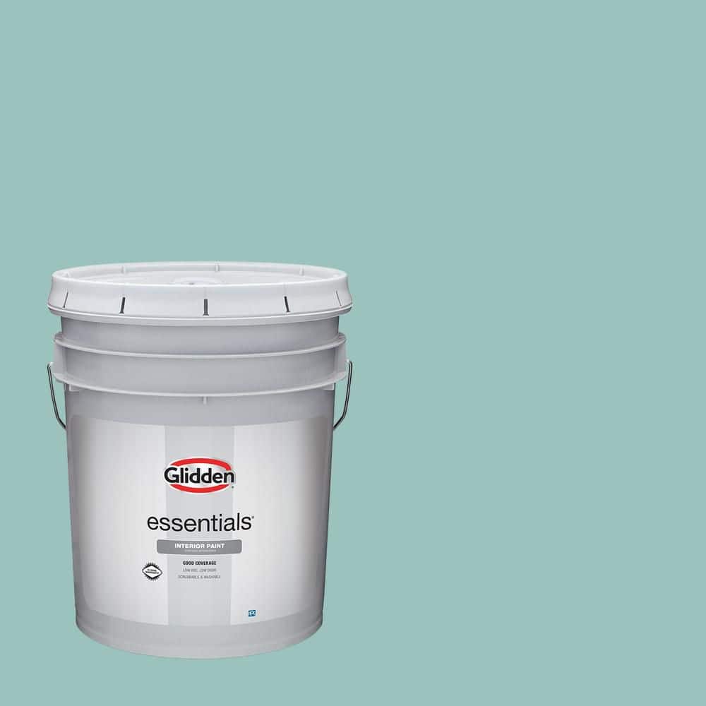 Glidden Essentials 5 gal. PPG1142-4 Pitter Patter Semi-Gloss Interior ...