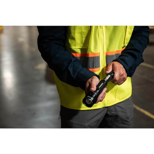 Husky 1200 Lumens Dual Power LED Rechargeable Focusing Flashlight PVL ...