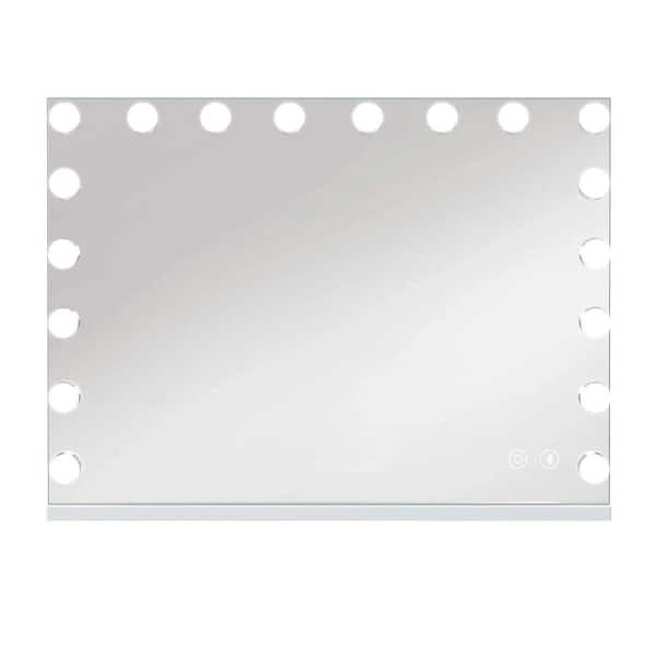 PRIMROSE CARNATION LLC 32 in. W x 23 in. H Bathroom Vanity Mirror with ...