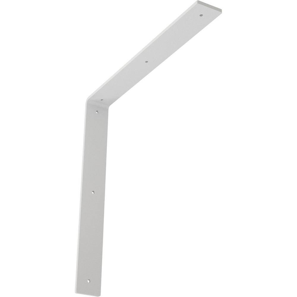 Ekena Millwork 16 in. x 2 in. x 16 in. Steel White Primer Hamilton ...