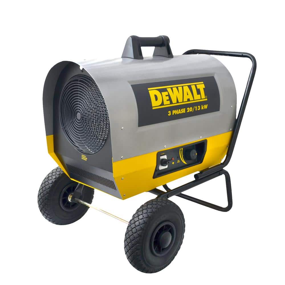 DEWALT 20,000-Watt 3-Phase Forced Air Electric Indoor Furnace Space ...