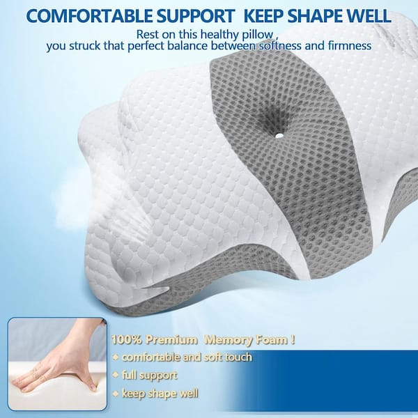 5X Pain Relief Cervical Pillow for Neck and Shoulder Support, Hollow ...