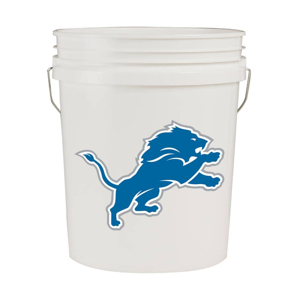 Leaktite 5 gal. White Detroit Lions Bucket 0411719 - The Home Depot