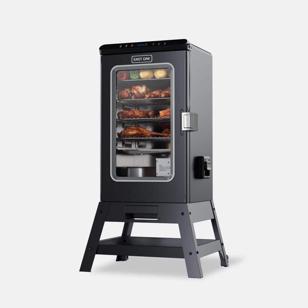 EAST OAK Ridgewood Pro 30 in. Electric Smoker with Probe: 725 sq. in ...