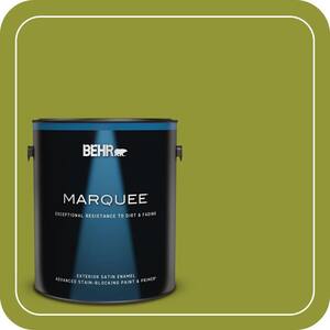 BEHR PREMIUM PLUS 5 gal. #S-H-410 Appletini Flat Exterior Paint ...