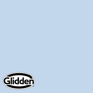 Glidden Diamond 1 gal. PPG1242-2 Touch Of Blue Flat Interior Paint with ...