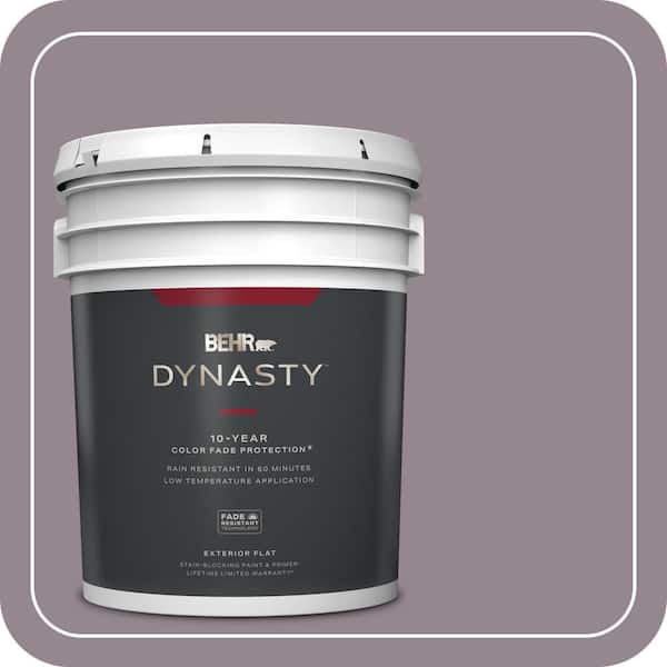 BEHR DYNASTY 5 gal. #MQ1-32 Cinema Screen Flat Exterior Stain-Blocking ...