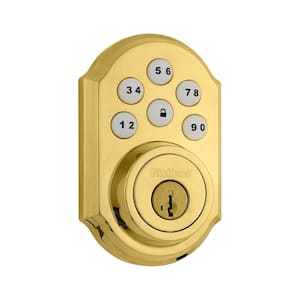 Kwikset Smartcode 260 Traditional Lifetime Polished Brass Keypad Single ...