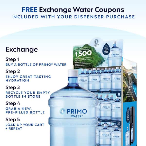 Primo White Bottom Load Water Dispenser Smart Touch 601324-C - The Home ...