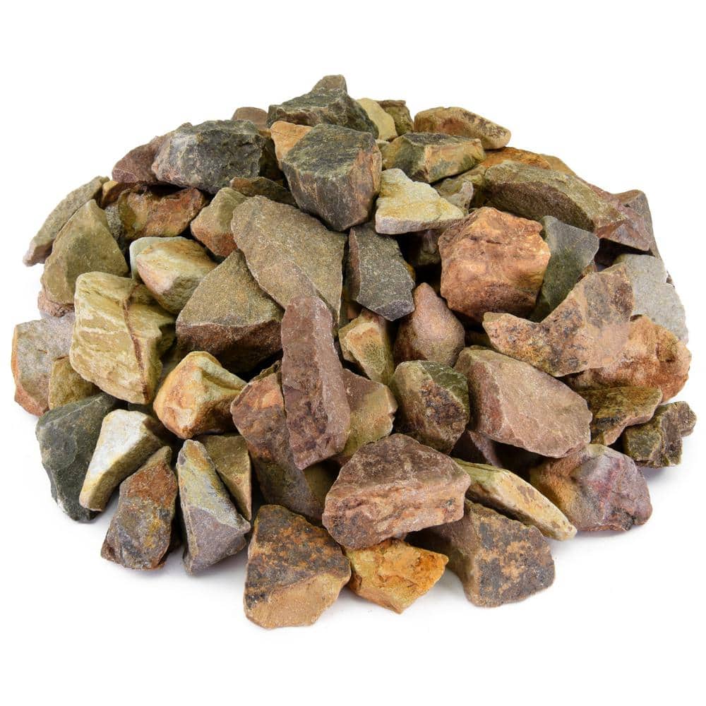 Yard Elements 0.25 cu. ft. 3/4 in. Horse Creek Crushed Landscape Rock ...
