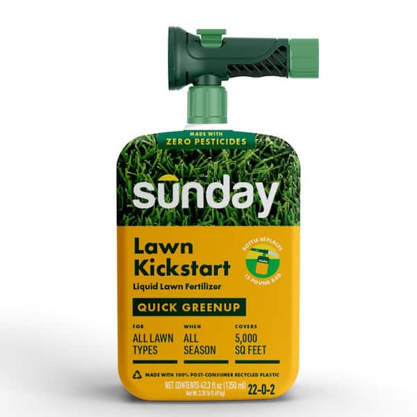 Have a question about SUNDAY Lawn Kickstart 43 fl oz. 5000 sq. ft ...