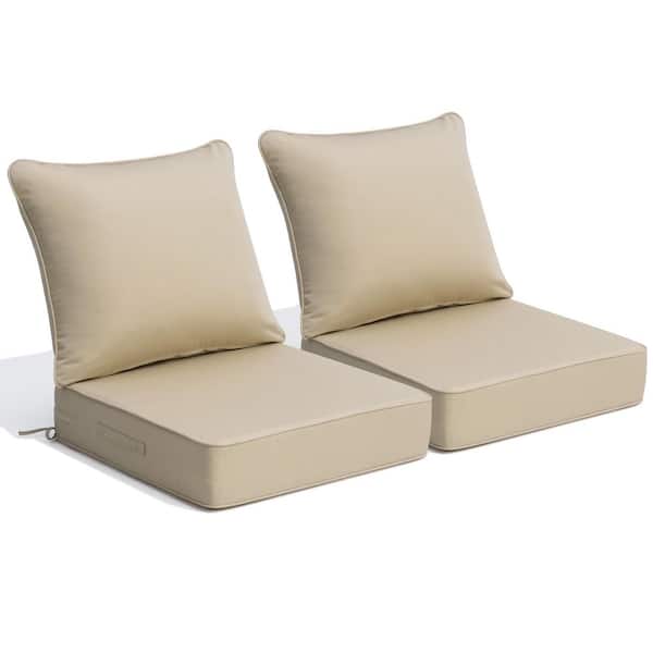 Reviews for Sunbrella Outdoor Couch Cushion Set in Blue 5.5 in ...