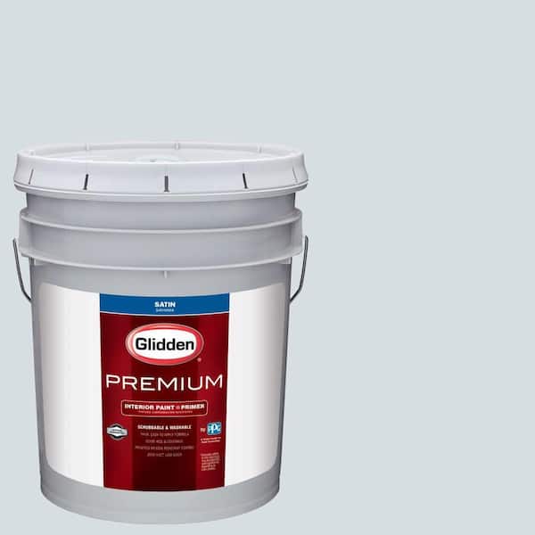 Glidden Premium 1-gal. #HDGV09 Ethereal Blue Semi-Gloss Latex Exterior ...