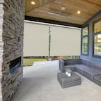 Radiance White Cordless Light Filtering UV Protection PVC Manual Roll ...