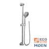 MOEN 4-Spray Eco-Performance Handheld Hand Shower with Slide Bar in ...