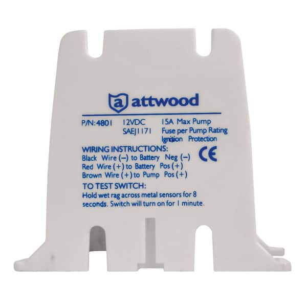 Attwood S3 Digital Bilge Switch 12-Volt 4801-7 - The Home Depot