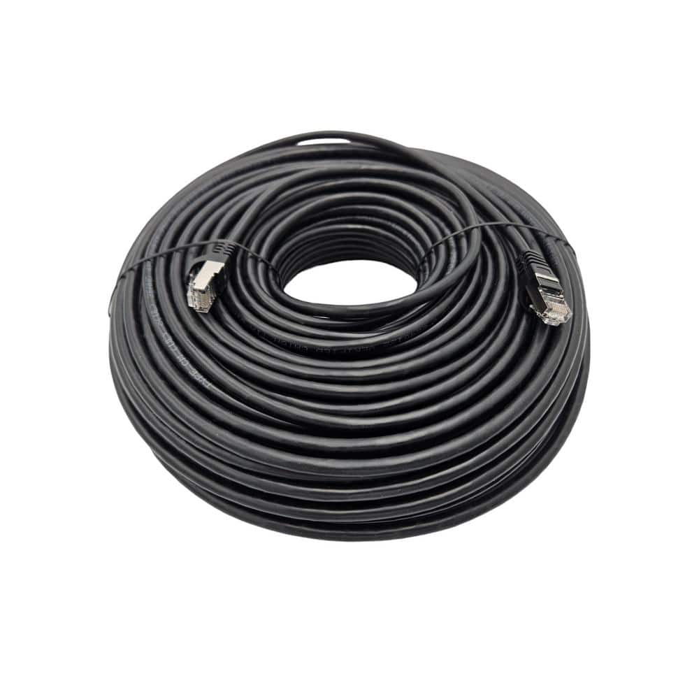 Micro Connectors, Inc 150 ft. Cat 6A Industrial Outdoor-Rated Shielded ...