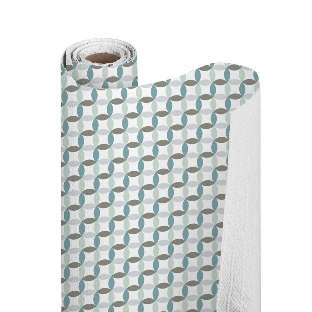 Smart Design Bonded Ocean Origami 12 in. D x 120 in. L Geometric Non ...