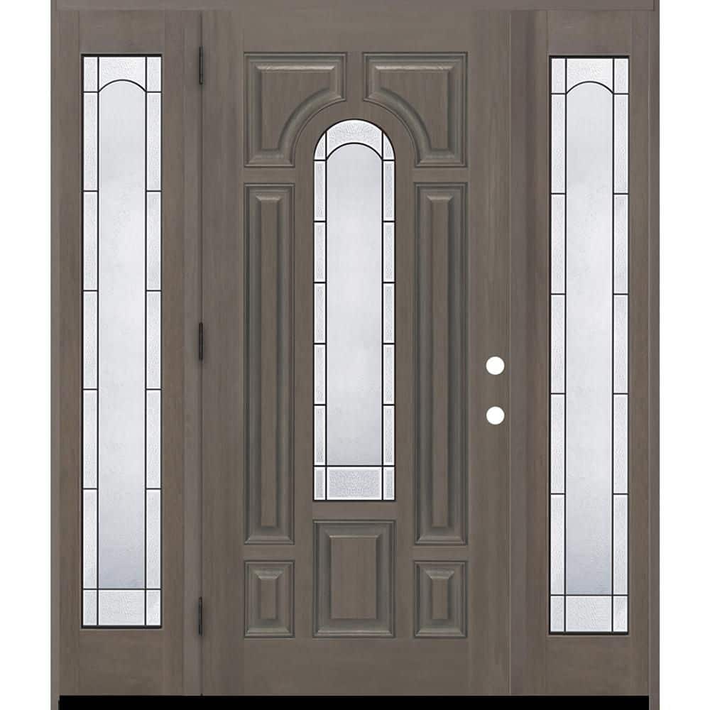 Steves & Sons Regency 68 in. x 80 in. CenterLite Empire Glass RHOS ...