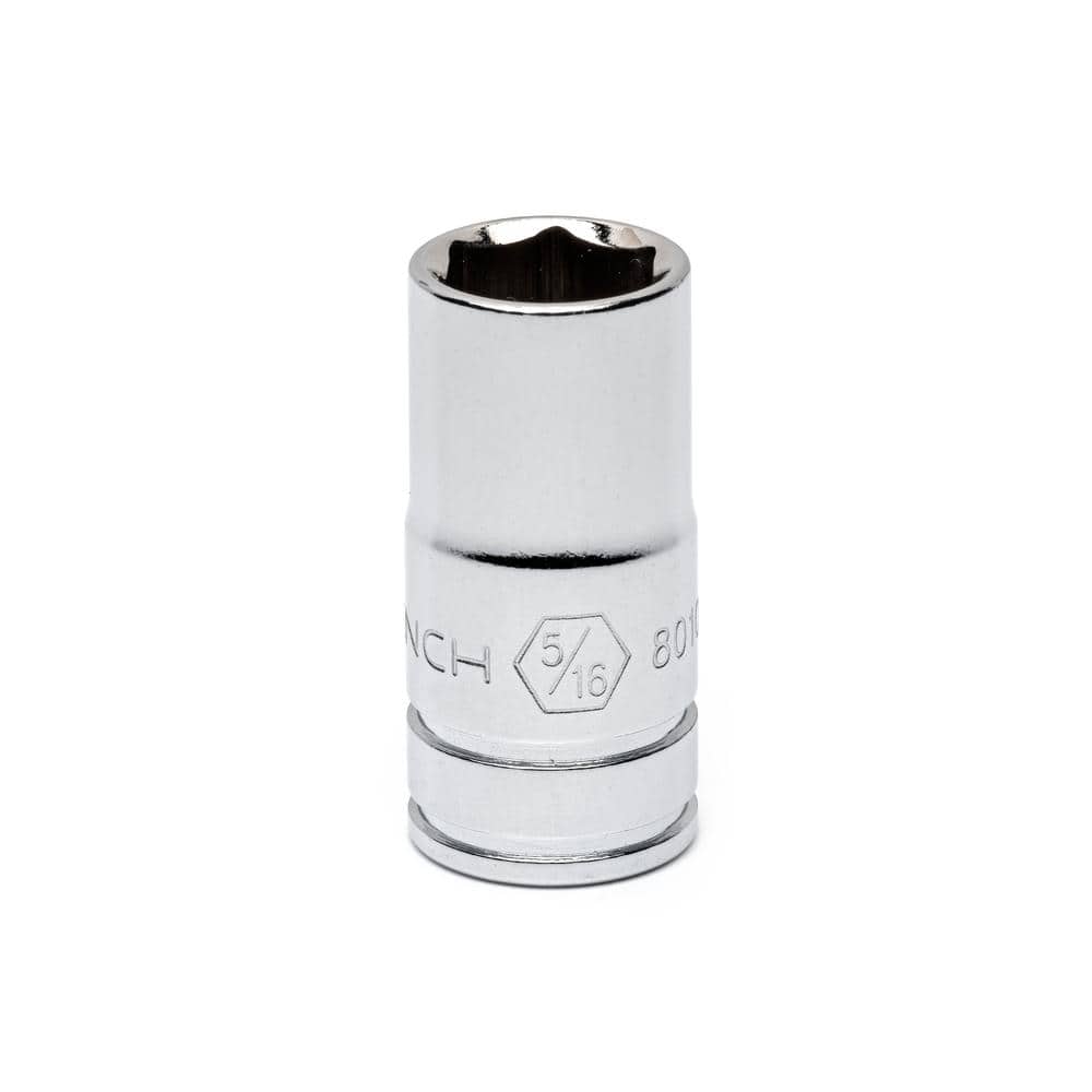 GEARWRENCH 1/4 in. Drive 6 Point Standard SAE Socket 5/16 in. 80109 ...