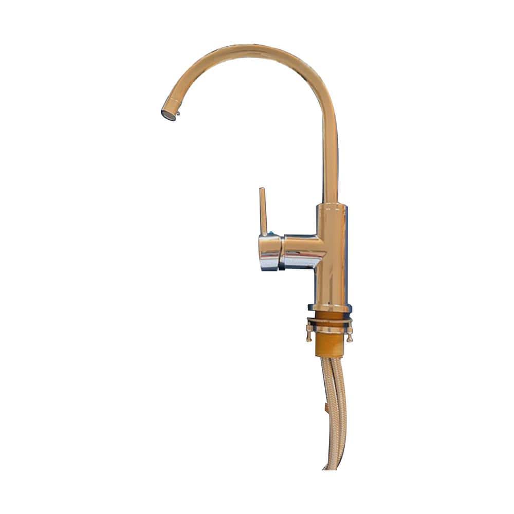 Single-Handle Standard Kitchen Faucet in Chrome KF201394 - The Home Depot