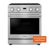 Thor Kitchen Pre-Converted A Series 30 in. 4-Burners Free-Standing ...