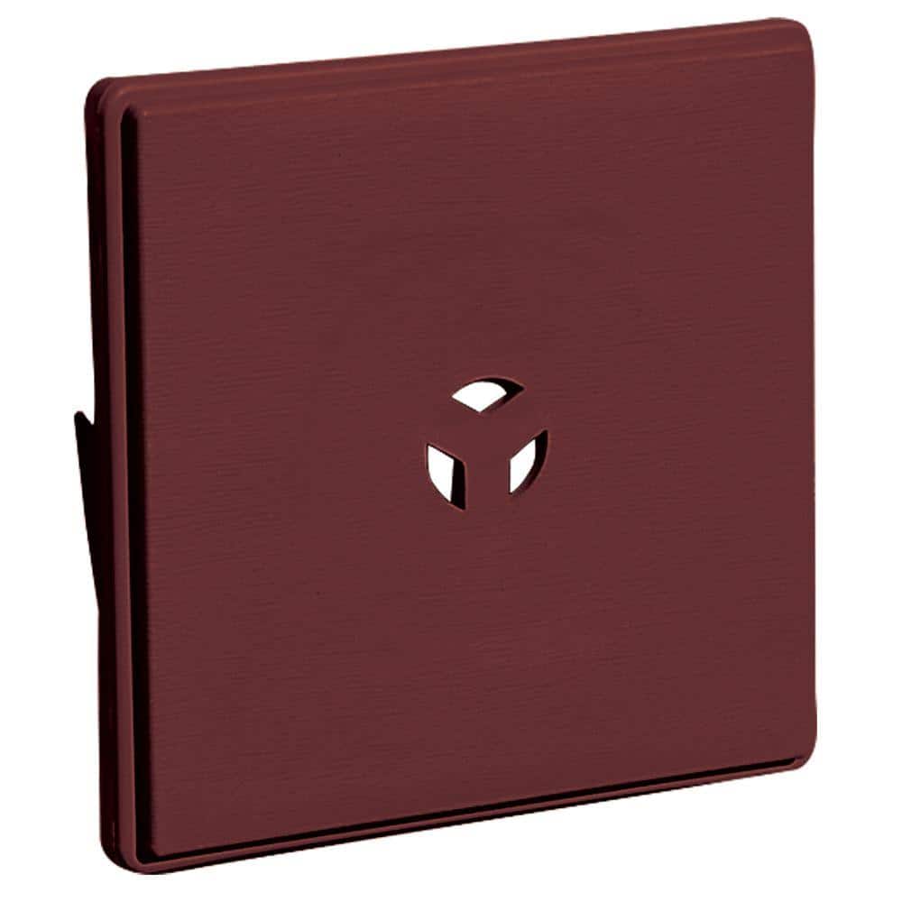 Builders Edge 6.625 in. x 6.625 in. #078 Wineberry Dutch Lap Surface ...