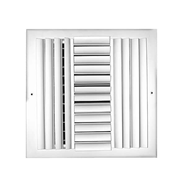 Everbilt 14 in. x 14 in. 4-Way Adjustable Curved Blade Wall/Ceiling ...