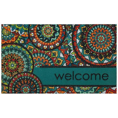 Mohawk Home Spring Sunset Welcome 18 in. x 30 in. Doorscapes Mat 634766