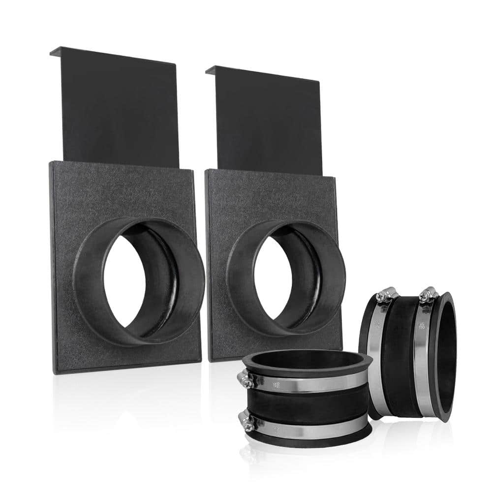 ‎POWERTEC 4 In. Blast Gate with Dust Control Flex Cuff for Dust ...
