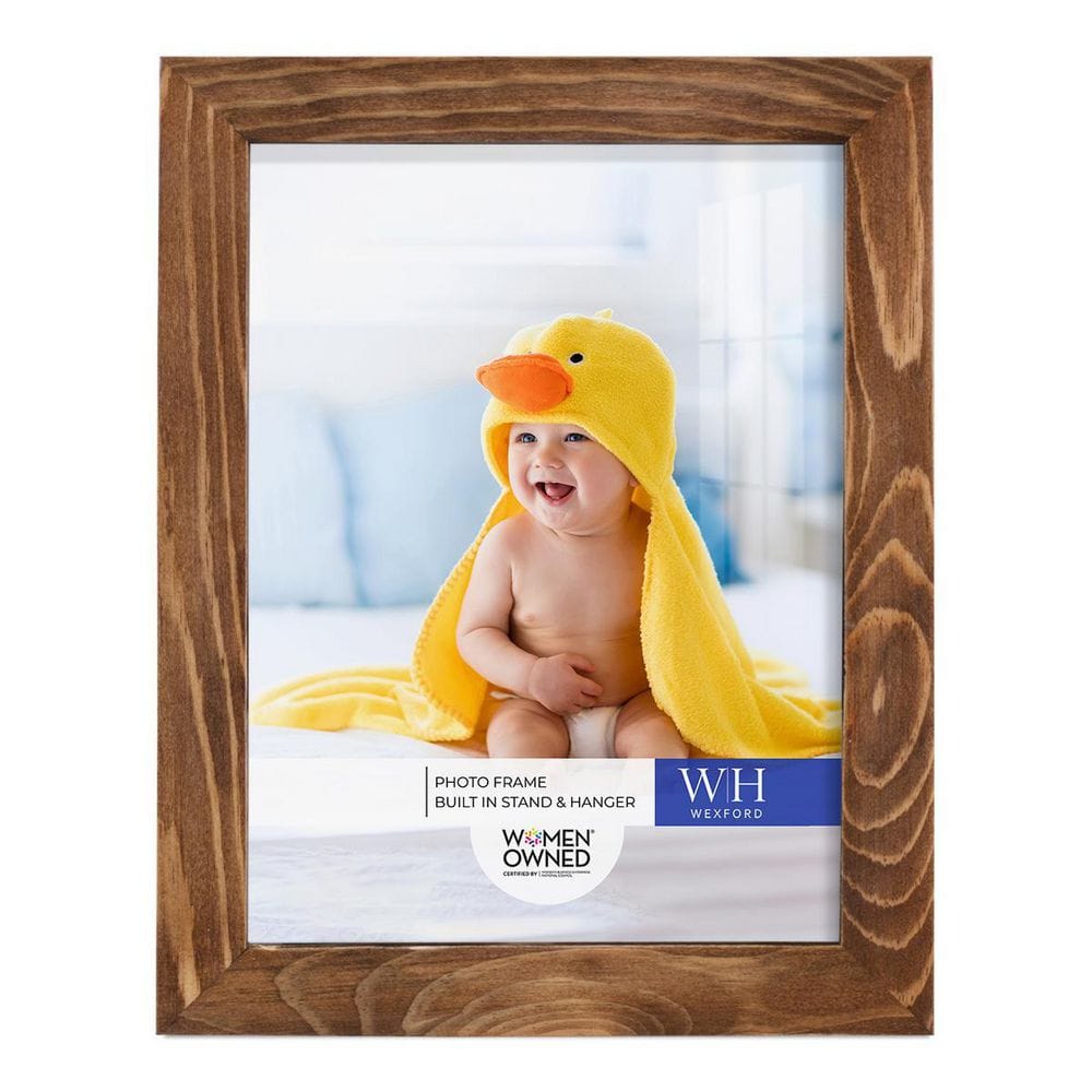 Wexford Home Woodgrain 6 in. x 8 in. Walnut Picture Frame WF511E - The ...