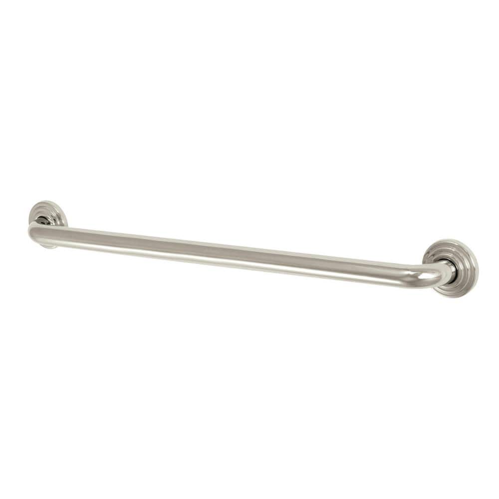 Kingston Brass Restoration 30 in. x 1-1/4 in. Grab Bar in Polished ...