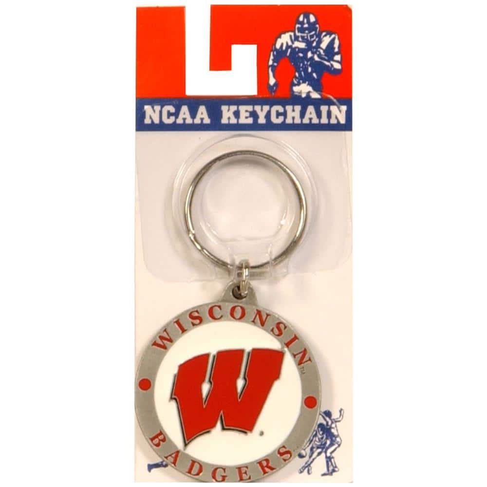 Hillman NCAA Wisconsin Badgers Key Chain 711159 - The Home Depot