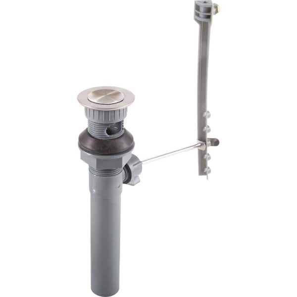 Delta Plastic Pop-Up Drain Assembly Less Lift Rod in Stainless ...