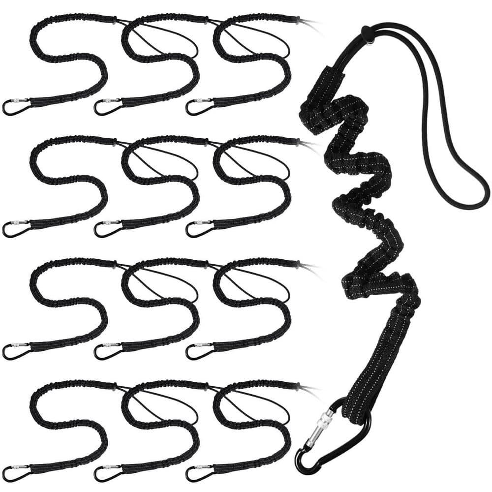 12 Pack Tool Lanyard with Metal Buckle Adjustable Loop End Standard ...