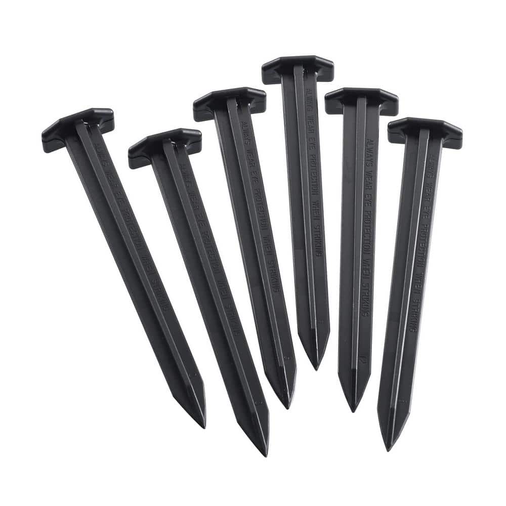 VALLEY VIEW 9 in. Polyethylene Stakes PS-R6 - The Home Depot