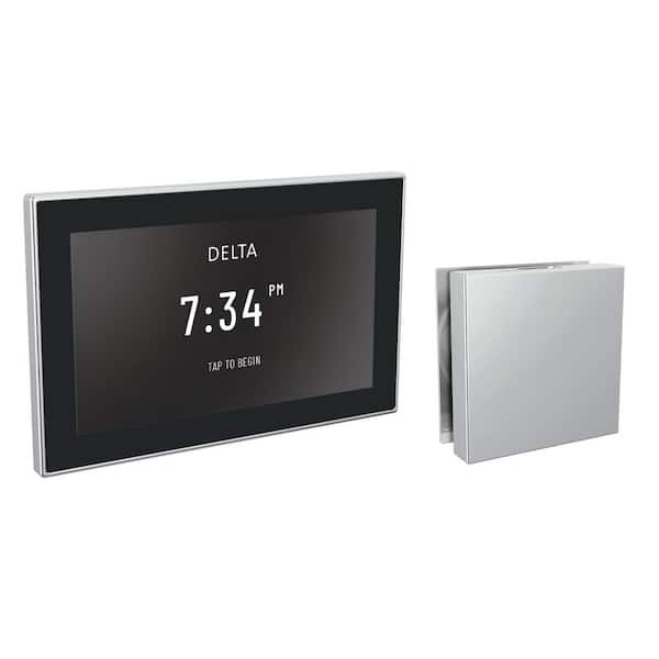 Delta Contemporary Square Programmable Steam Generator Control Kit with ...