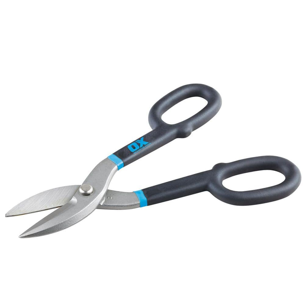 OX TOOLS Pro Straight-Ct Tin Snips OX-P223010 - The Home Depot