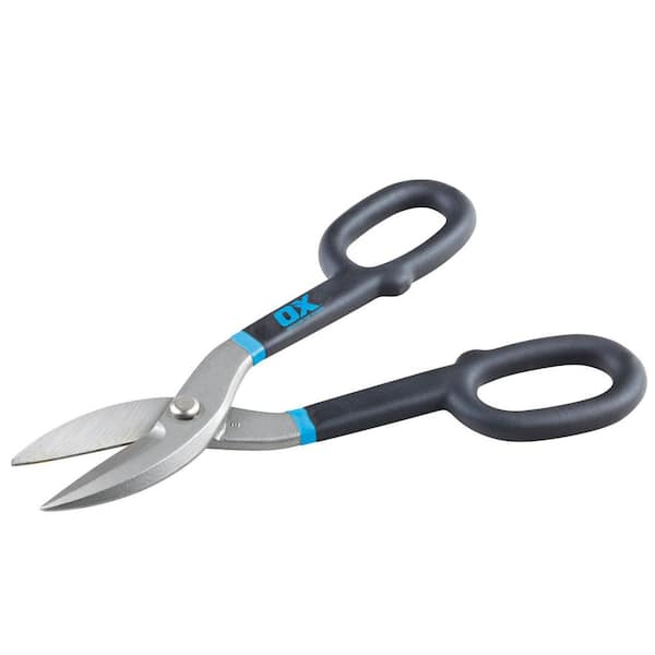 OX TOOLS Pro Straight-Ct Tin Snips OX-P223010 - The Home Depot