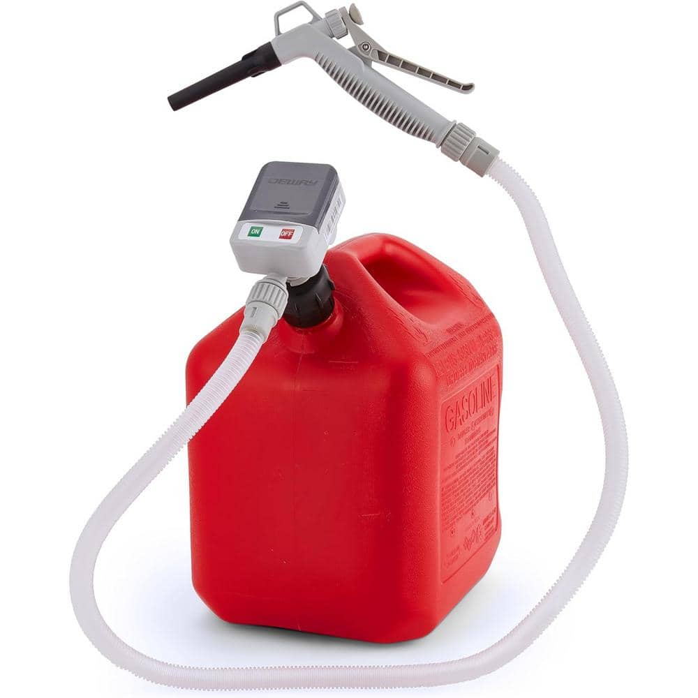 DEWAY Automatic Battery Powered Fuel Transfer Pump with Flow Control ...