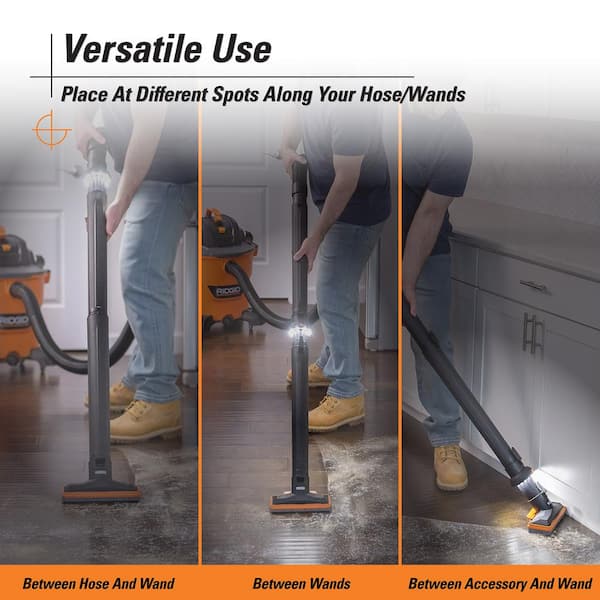 RIDGID 2-1/2 in. LED Lighted Cuff and Locking Telescoping Extension ...