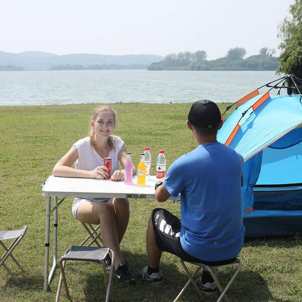 Wildaven Small Folding Camping Table, 2 ft. Portable Wildaven Small Folding Camping Table, 2 ft. Portable